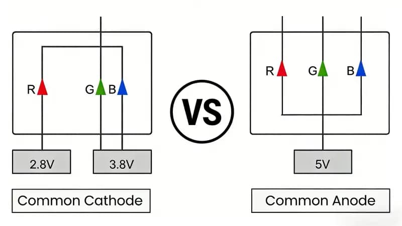 Common Anode vs Common Cathode Which is Better - Roxled